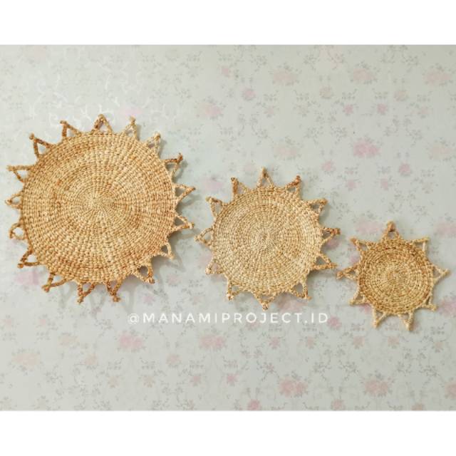 Jual PLACEMATE BINTANG ECENG GONDOK /PLACEMAT BINTANG ECENG GONDOK ...