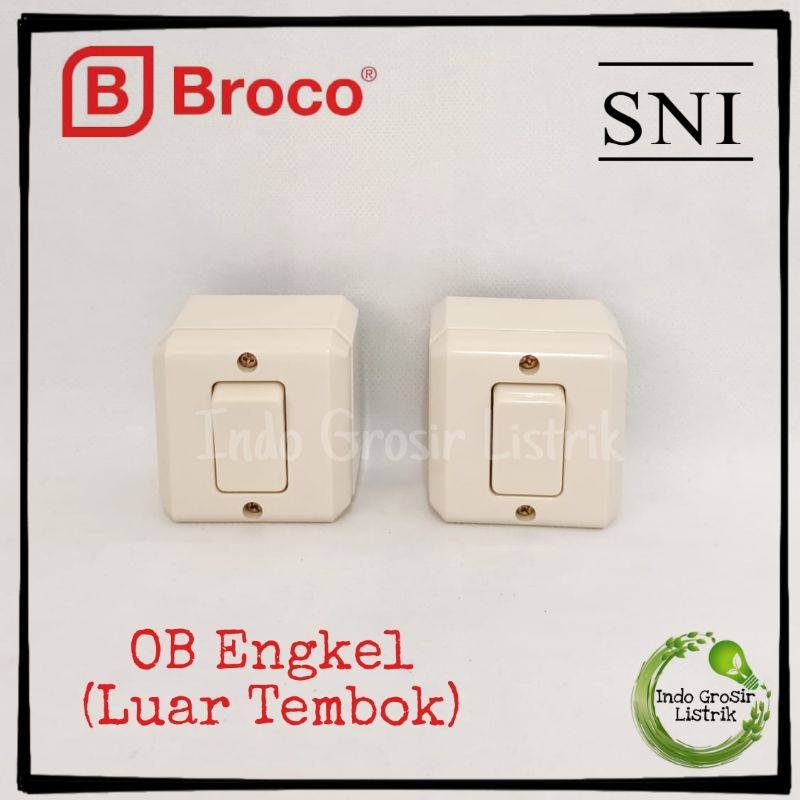 Jual OB Engkel Broco Single Switch Outbow NewGee Saklar Engkel Cream ...