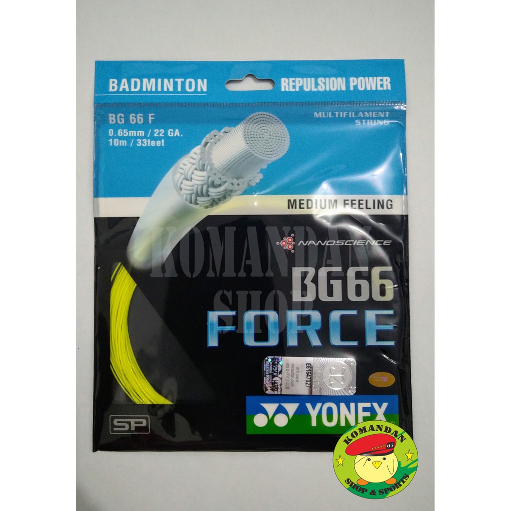 Jual Senar Badminton Yonex BG 66 Force Original | Shopee Indonesia