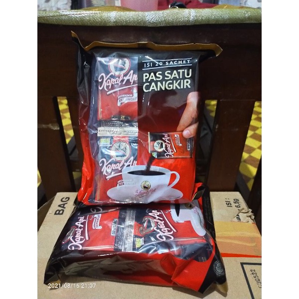 Jual Kopi Hitam Kapal api isi 20 sachet | Shopee Indonesia