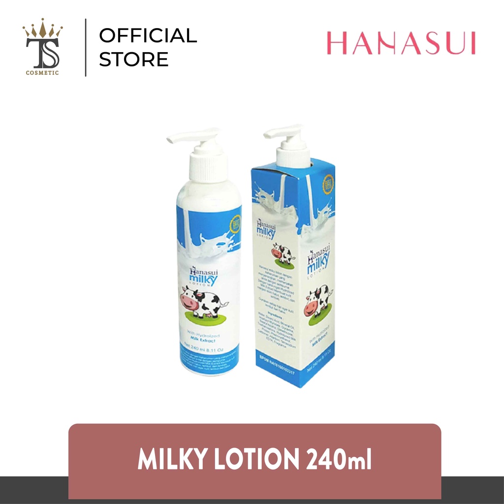 Jual Hanasui Milky Lotion 240 mL | Shopee Indonesia