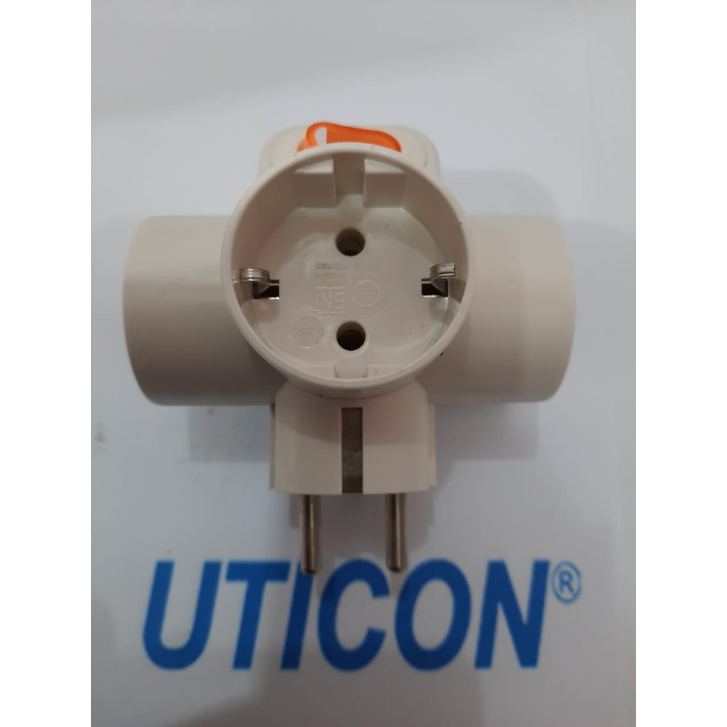 Jual STEKER/COLOKAN T ARDE PLUS SAKLAR ON OFF UTICON SC-382 | Shopee ...