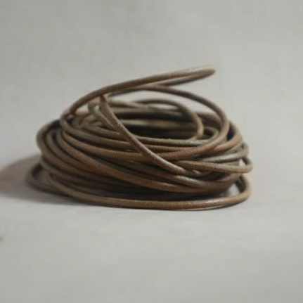 Jual Tali Kulit - Rounded genuine leather Strap (Leather Cord Leather ...