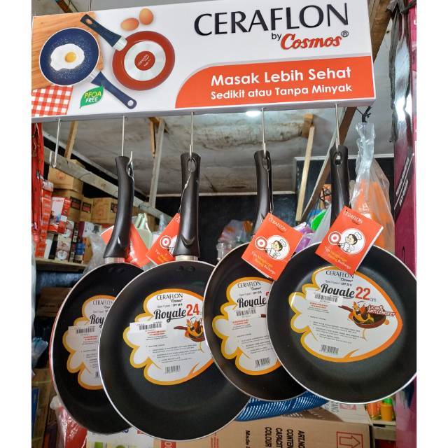 Jual Teflon Cosmos Anti Lengket Ceraflon Cosmos Royale – Non Stick ...