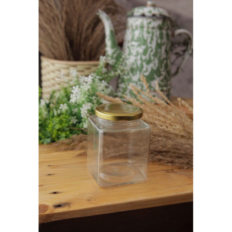 Jual TOPLES KACA 500ML KOTAK | Shopee Indonesia