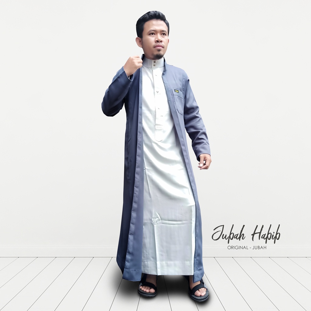 Jual DeJubah - Jubah Pria Luaran Model Jubah Habib | Shopee Indonesia