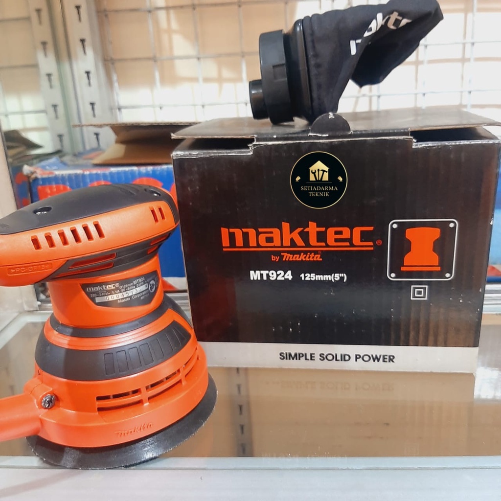 Jual MESIN AMPLAS MT924 MAKTEC//ORBITAL SANDER MAKTEC MT 924 | Shopee ...