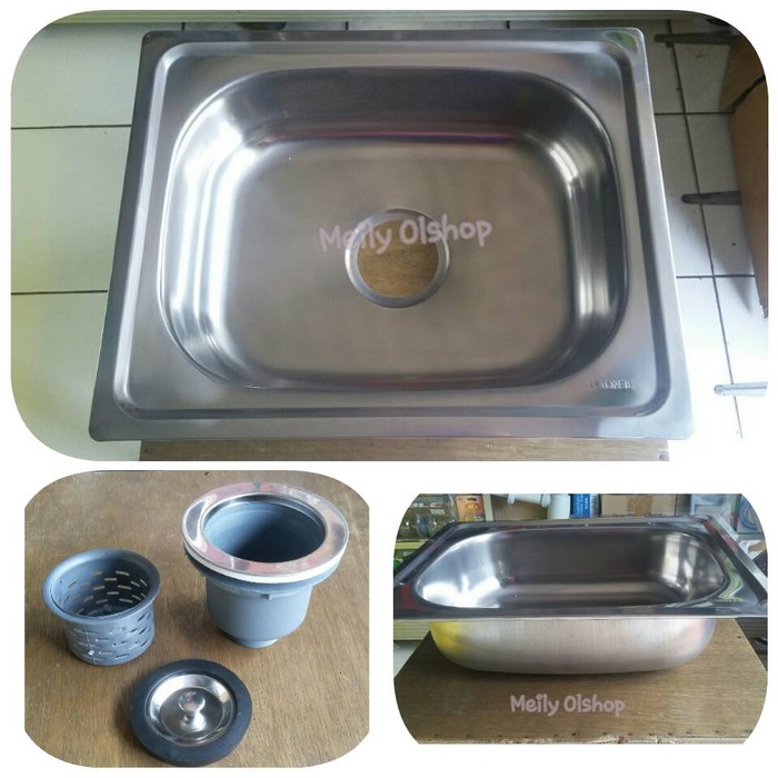 Jual fs0Vvbd Bak Cuci Piring Stainless + Apur / Kran Cuci Piring ...