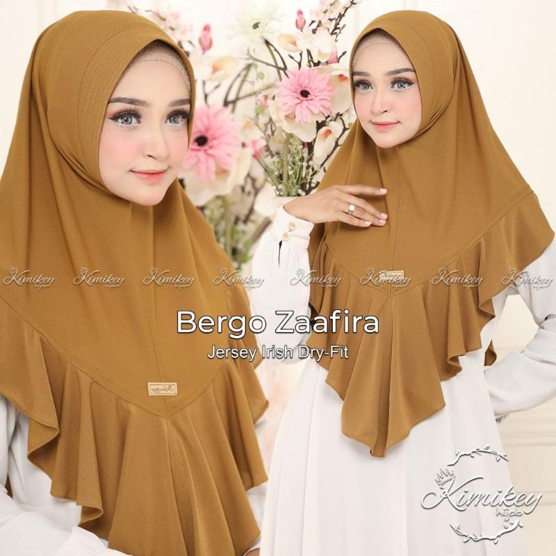 Jual ZAAFIRA Kimikey Hijab Jilbab Instan Premium Jersey Irish Dry Fit ...