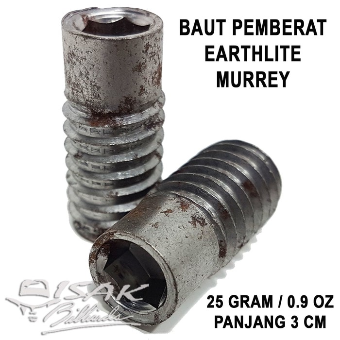Jual Baut Pemberat Stick Earthlite - Berat 25 gram / 0.9 oz - Panjang 3 ...