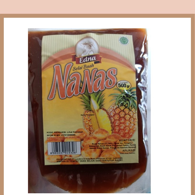 Jual selai edna Edna nastar selai nanas kemasan 500 gram | Shopee Indonesia