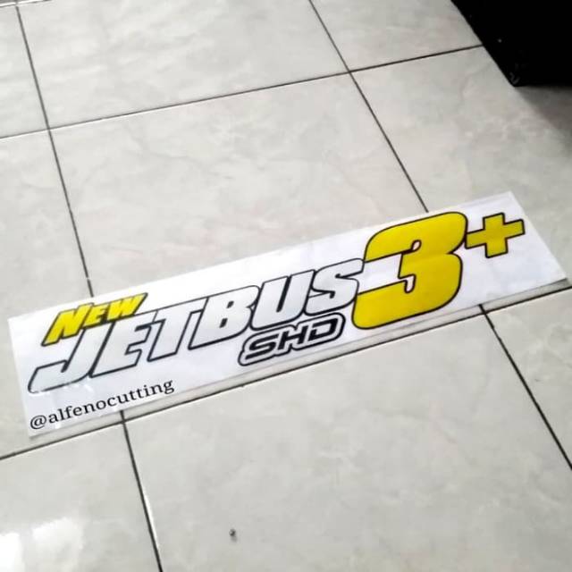 Jual Stiker Jetbus 3 SHD Plus 60cm | Cutting Sticker | Shopee Indonesia