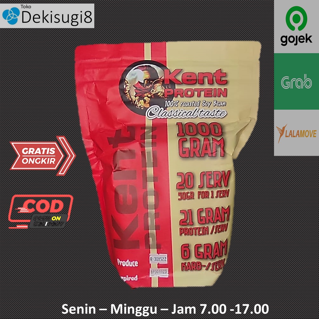 Jual Kent-PROTEIN | Susu Bubuk Kedelai Protein Casein - Kemasan 1 Kg ...