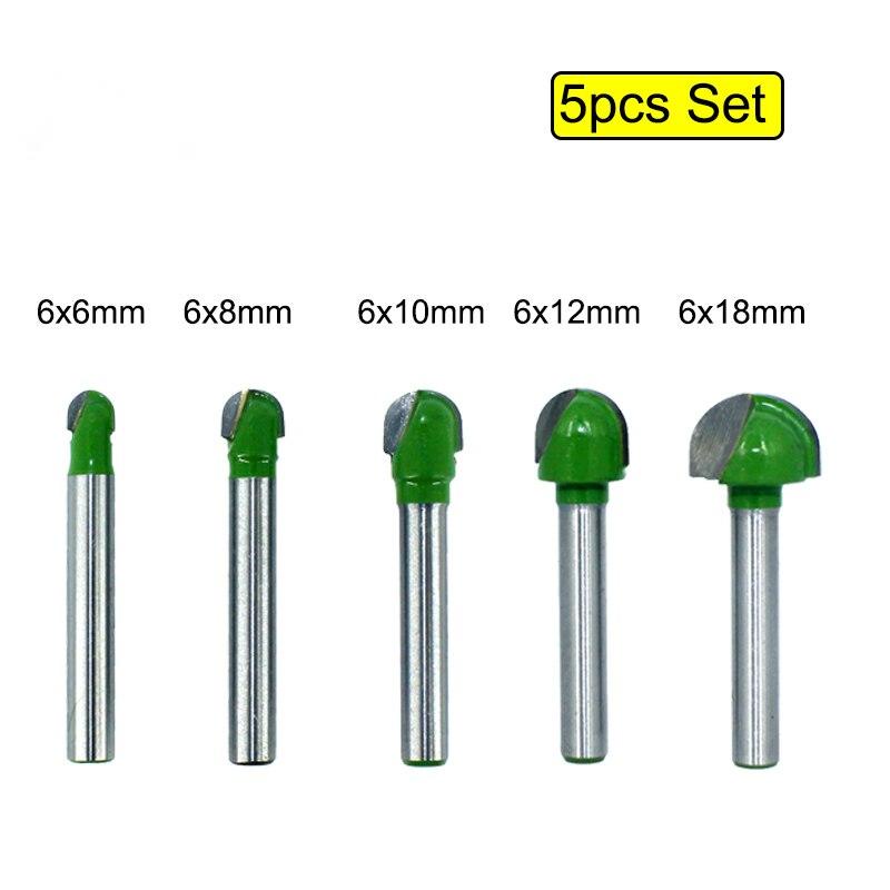 Jual Mata Profil Kayu AST 6 Mm Nose Cove Bits Mata Profil Router Round ...