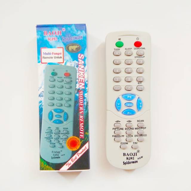Jual REMOT/REMOTE TV TABUNG SANKEN MULTI/UNIVERSAL/SERBAGUNA | Shopee Indonesia