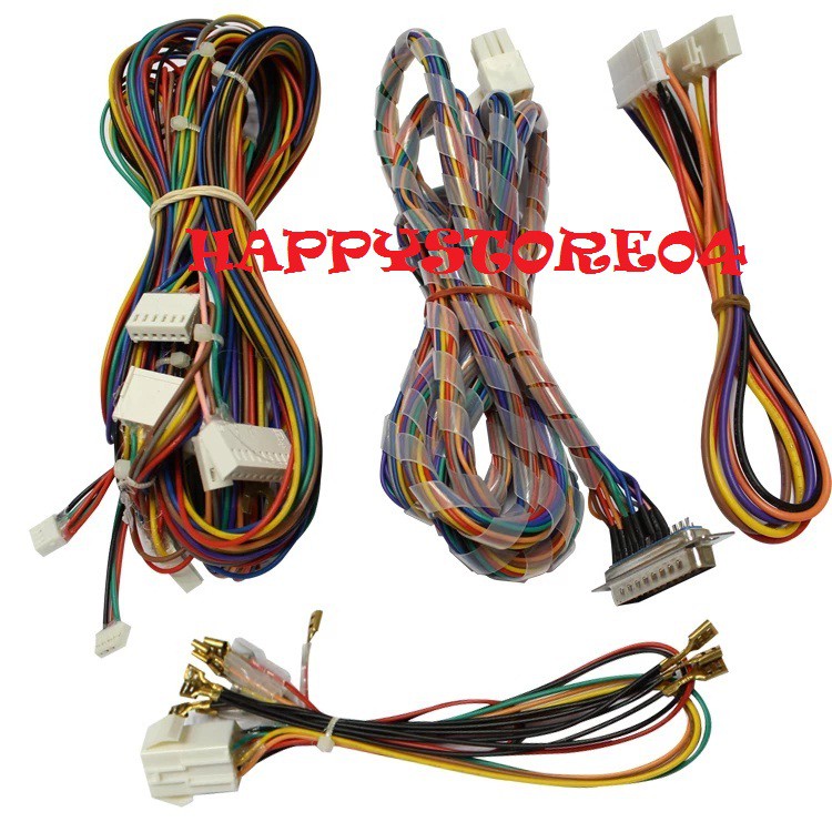 Jual wiring kabel set mesin capit boneka mainboard biru non ic / ic ...