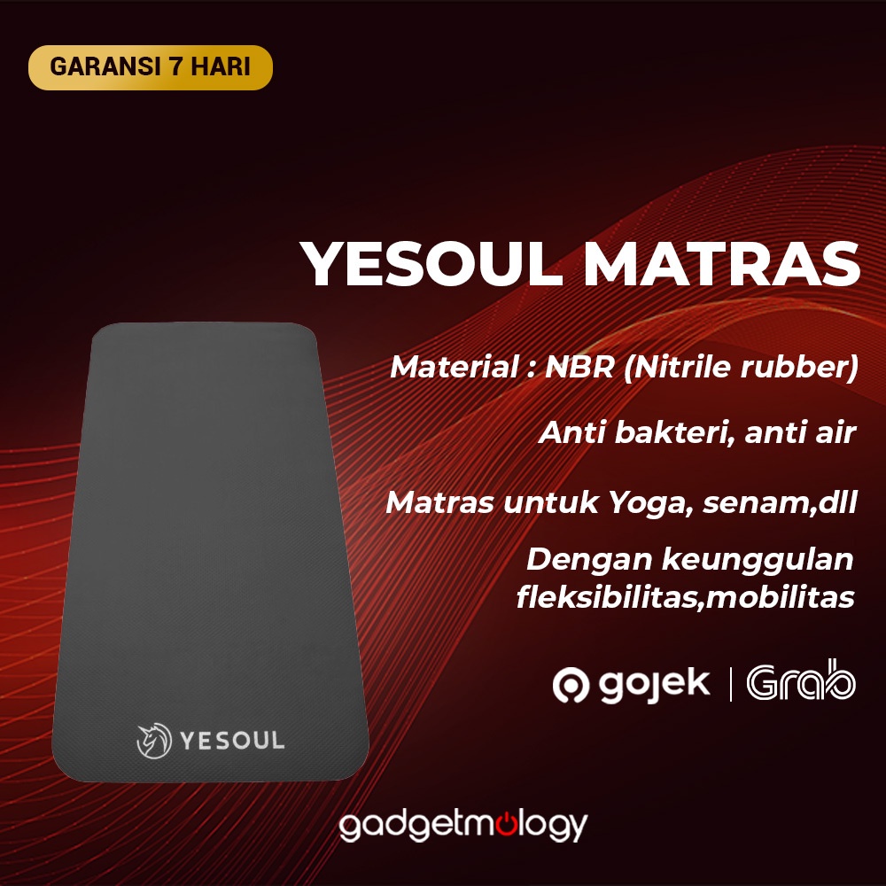 Jual YESOUL Matras untuk Alas Spinning Bike / Yoga / Senam / Pilates ...
