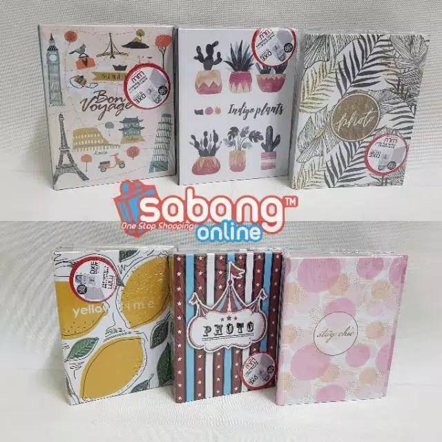 Jual Album 4R isi 200 Foto Model Slip Sheet Putih / Album Foto 4R 50 ...