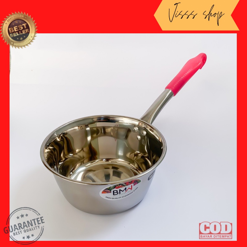 Jual Panci Rebus Saus Mie Indomie Bahan Aluminium dan Stainless 18 Cm ...