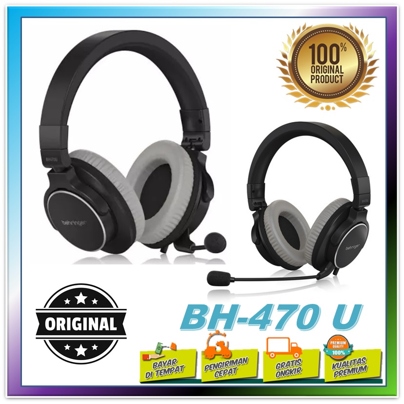Jual Headphone Behringer BH 470 U BH470U BH 470U Original | Shopee ...