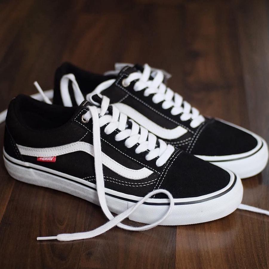 Jual Vans Old Skool Classsic Black White 100 Original Kode Waffle Dt