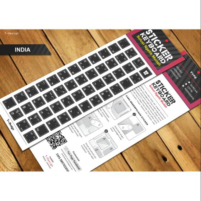 Jual Sticker Keyboard India - Black | Shopee Indonesia