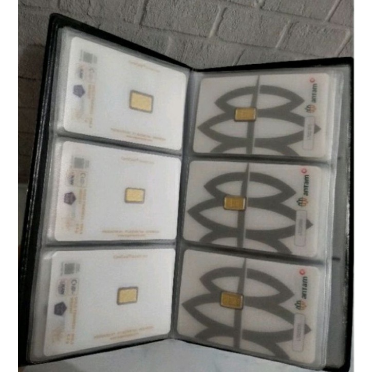 Jual Album Logam Mulia / Album antam / Dompet Antam Minigold UBS King ...