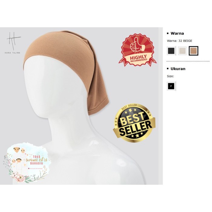 Jual Ciput Uniqlo Women Airism Headband Fashion Wanita Muslim Jilbab ...