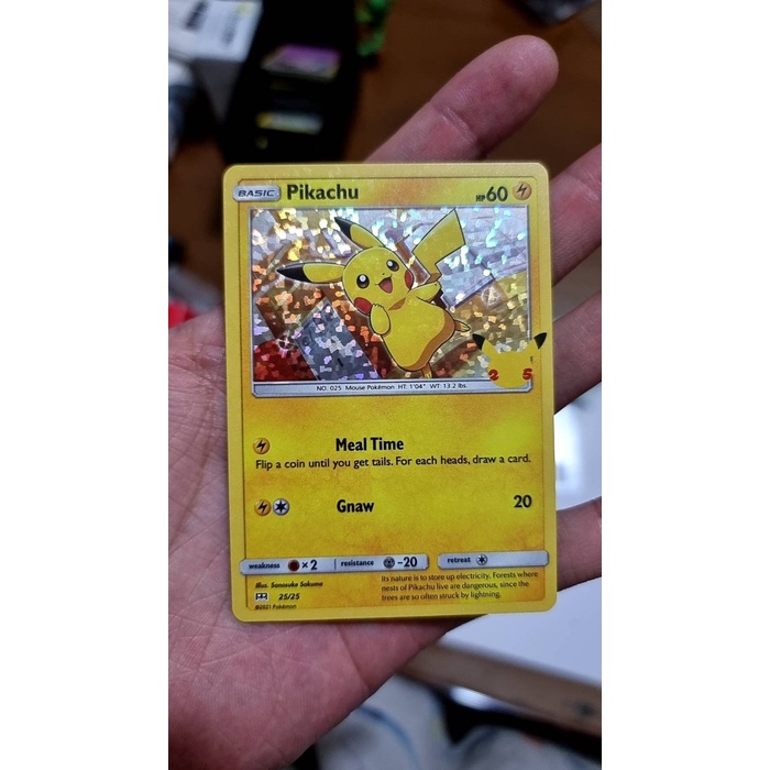 Jual Pikachu - 25/25 - 25Th Anniversary Holo Promo Mcdonalds 25Th ...