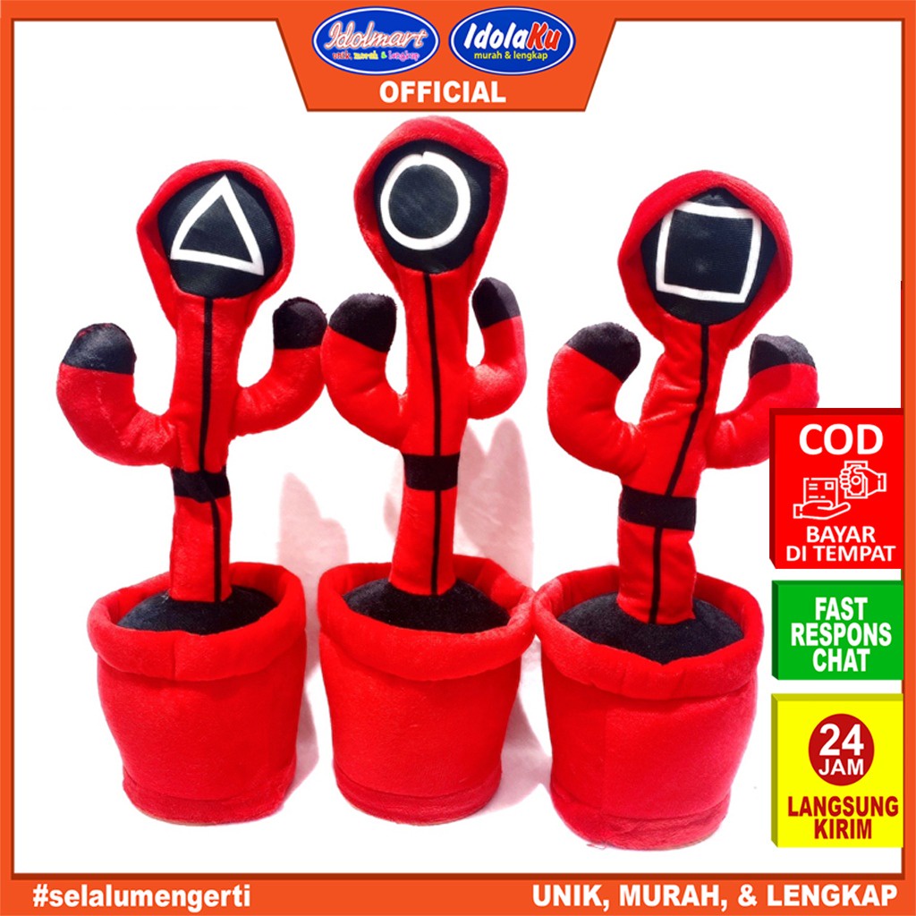 Jual IDOLAKU Dancing Caktus Squid Game IDOLAKU SEMARANG | Shopee Indonesia