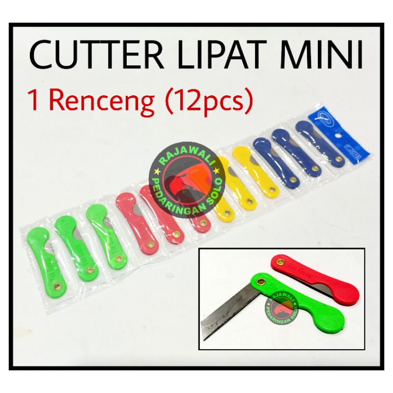 Jual CUTTER LIPAT MINI SILET MINI LIPAT PISAU KECIL LIPAT | Shopee ...