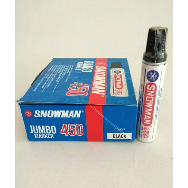 Jual Spidol Snowman 450 Spidol Marker Spidol Besar Spidol Jumbo Spidol ...