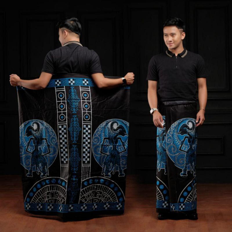 Jual SARUNG BATIK MOTIF WAYANG PANDAWA / SARUNG KANG SANTRI MODERN ...