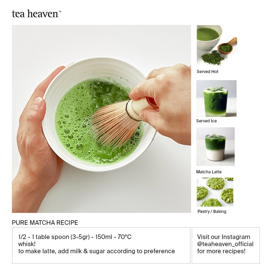 Jual Tea Heaven Pure Japanese Matcha Powder 250gr | Shopee Indonesia