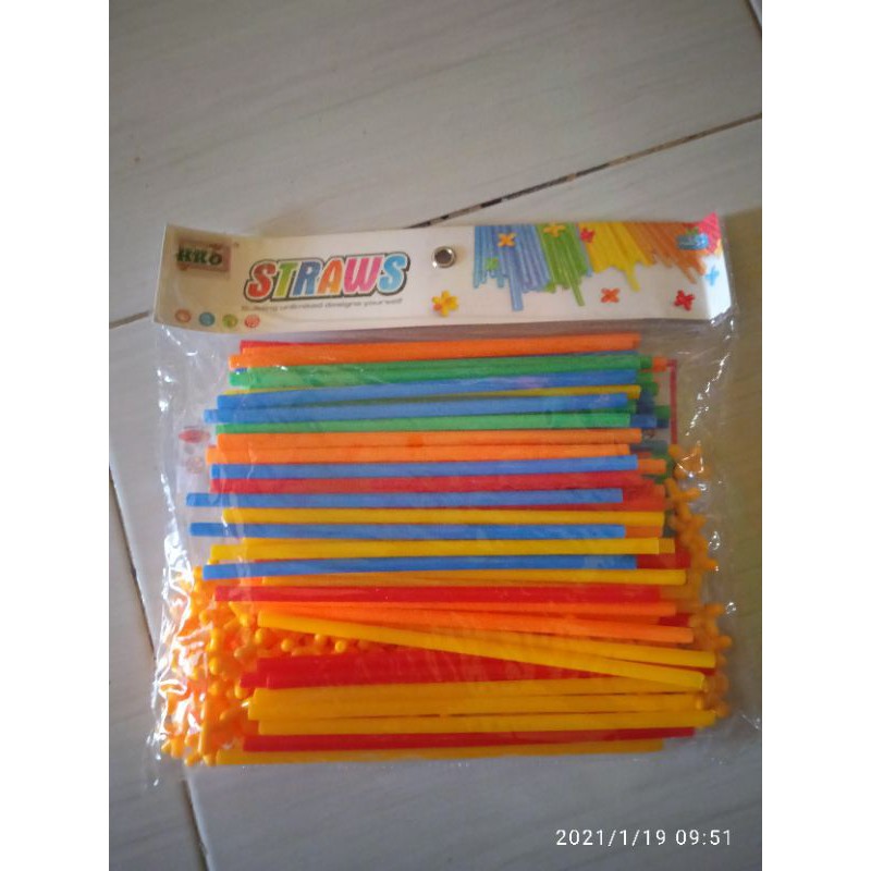 Jual Magic straw 200 pcs (100 sedotan+100 penyambung) | Shopee Indonesia