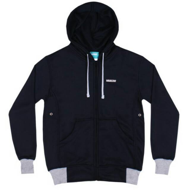 Jual Sweater Wadezig "FONT LOGO ZIPPER" Black Original | Shopee Indonesia