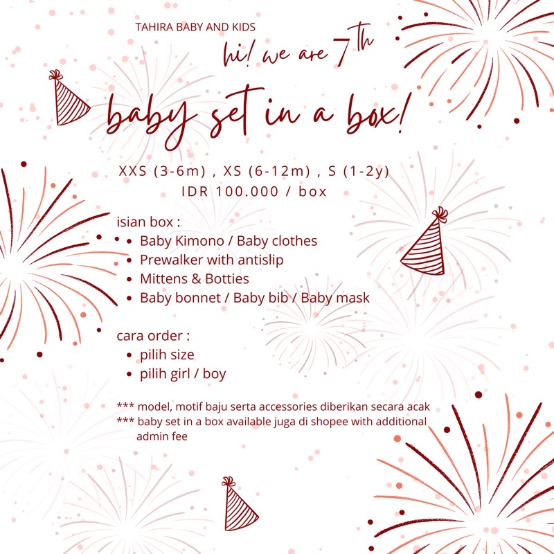 Jual Tahira Baby Set in a Box (7th Anniv) | Shopee Indonesia
