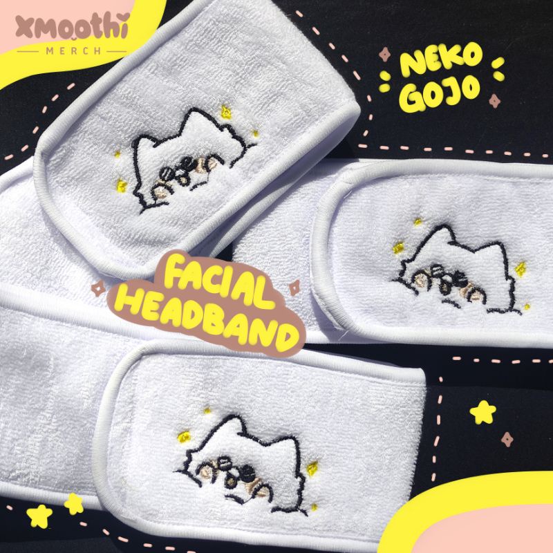 Jual GOJO SATORU FACIAL HEADBAND / BANDANA - CHIBI NEKO JUJUTSU KAISEN ...