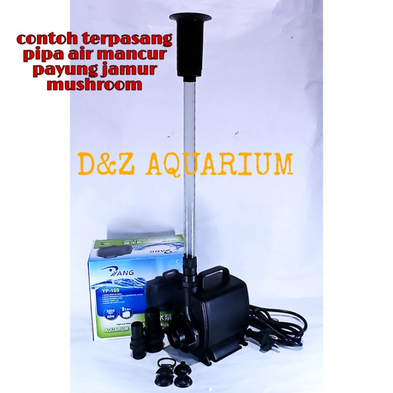 Jual Paket Komplit Pompa Air Mancur Kolam Taman Ikan Yp 105 Satu Set ...