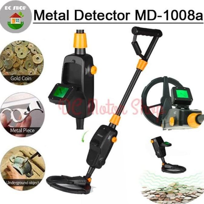 Jual Metal Detector Underground Alat Deteksi Logam Emas Perak Md-1008A ...