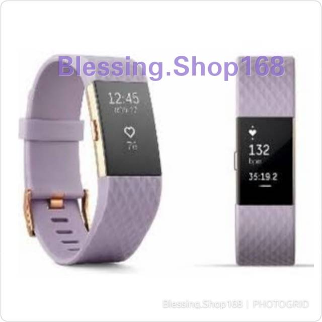 Jual FITBIT CHARGE 2 SPECIAL EDITION LAVENDER ROSE GOLD ( SIZE L ...
