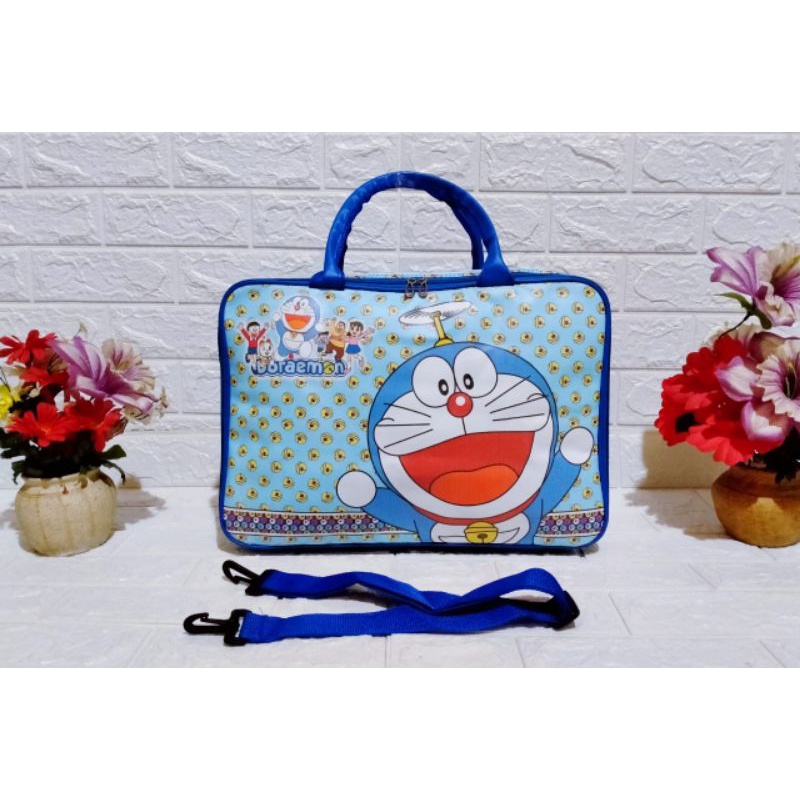 Jual Tas travel bag karakter semi koper unik/Dora Emon hello Kitty ...