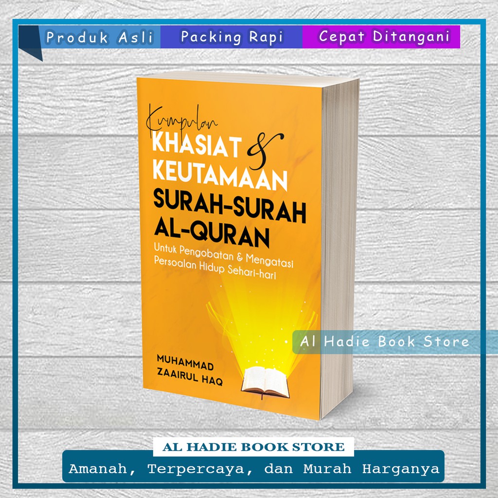 Jual KUMPULAN KHASIAT DAN KEUTAMAAN SURAH-SURAH AL- QURAN / Buku Terjemah Al Quran Harga ...