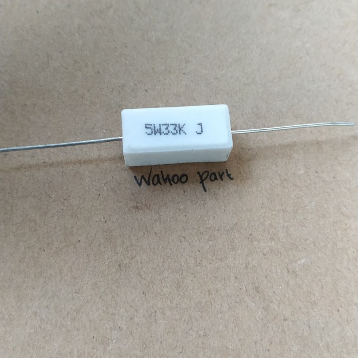 Jual RESISTOR 33K TAIWAN 5 WATT | Shopee Indonesia