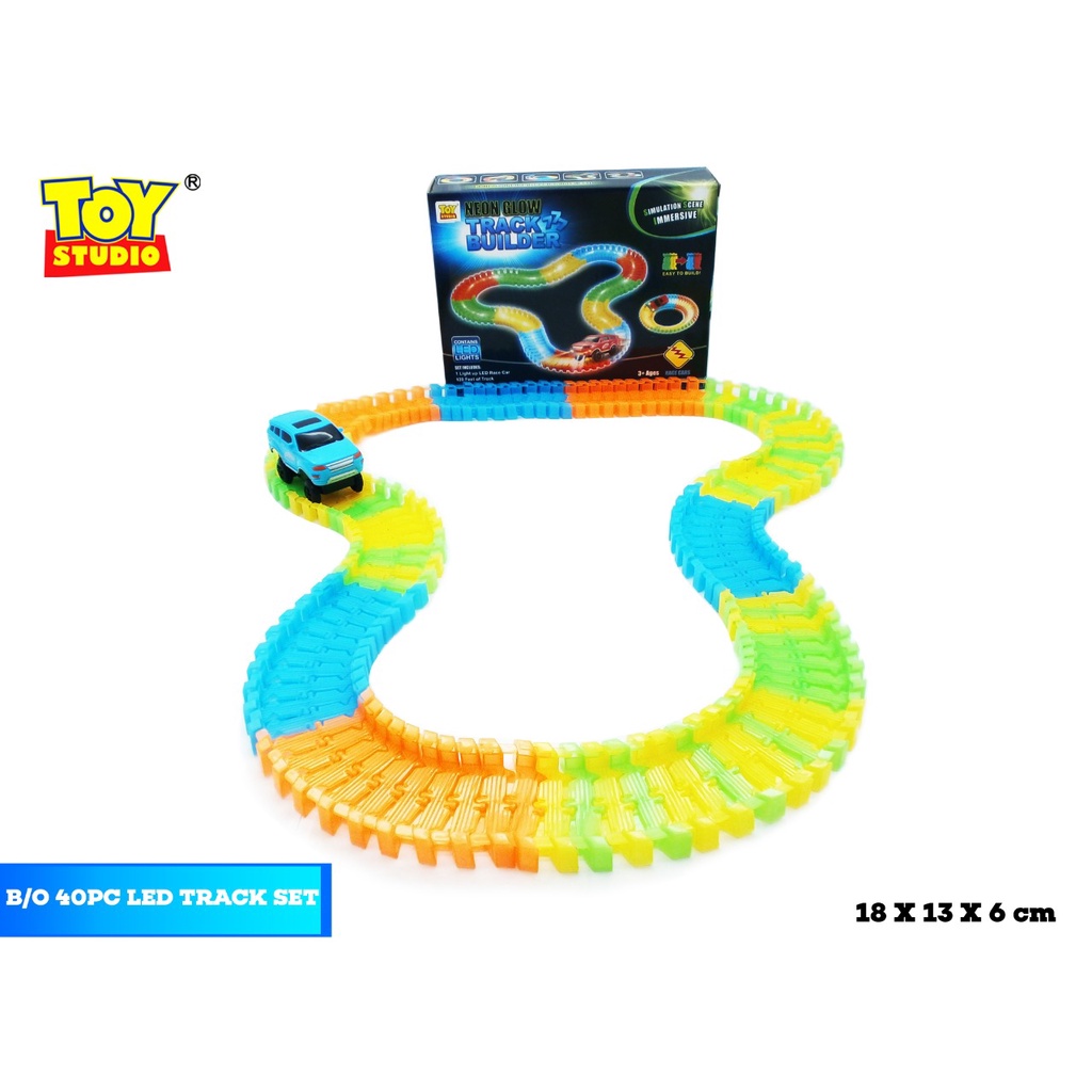 Jual Mainan Toy Studio 40Pcs Led Track Set | Shopee Indonesia