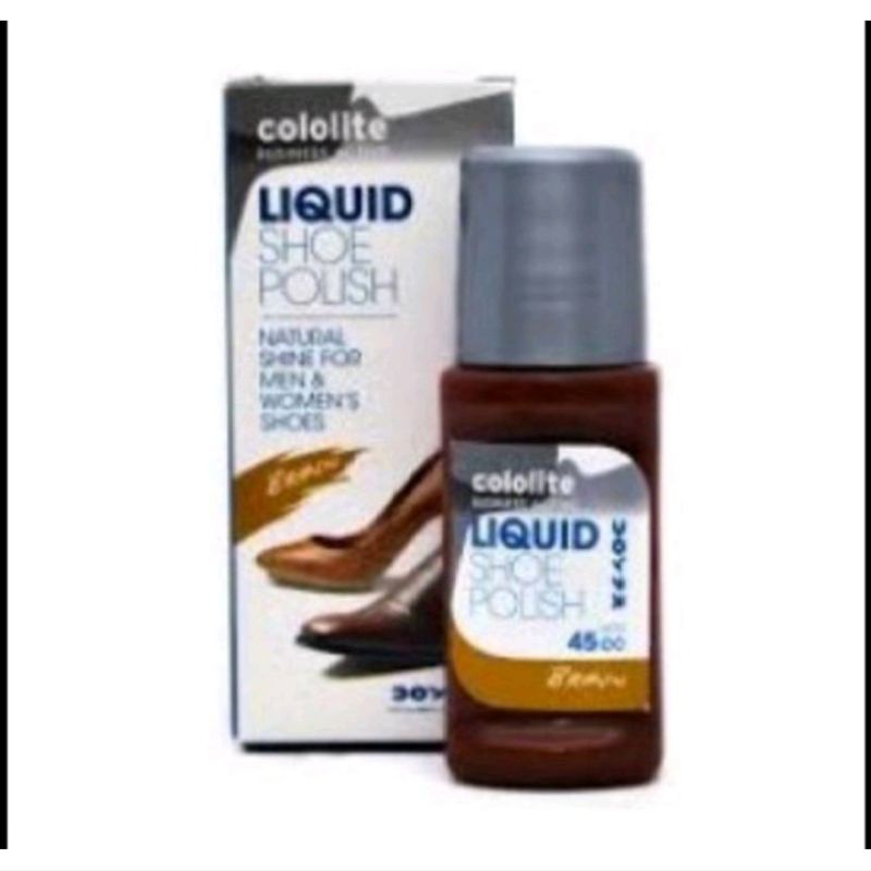 Jual Cololite semir sepatu cair 45ml | Shopee Indonesia