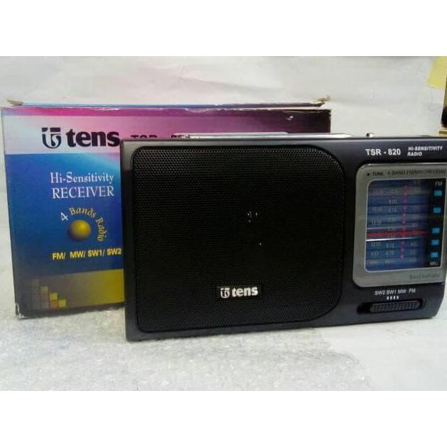 Jual RADIO PORTABLE TENS TSR 820 FM AM AC DC ORIGINAL | Shopee Indonesia