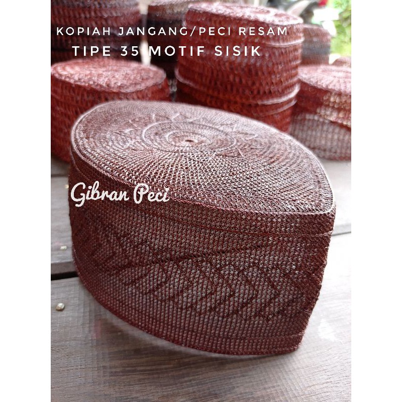 Jual Peci resam tipe 35 kopiah jangang, peci kalimantan | Shopee Indonesia