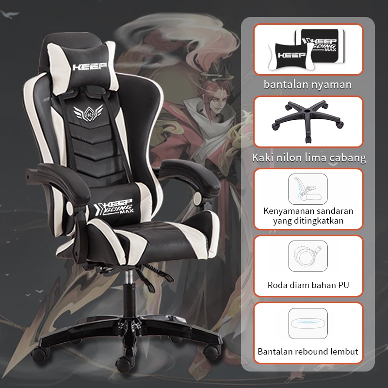 Jual Keep Going Max- Kursi Gaming/ Gaming Chair / Kursi Santai Kursi Gamers / Kursi Gamer ...