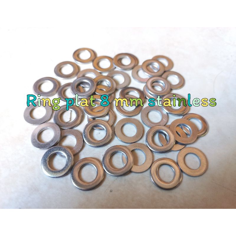 Jual Ring plat Uk 8 mm stainless | Shopee Indonesia